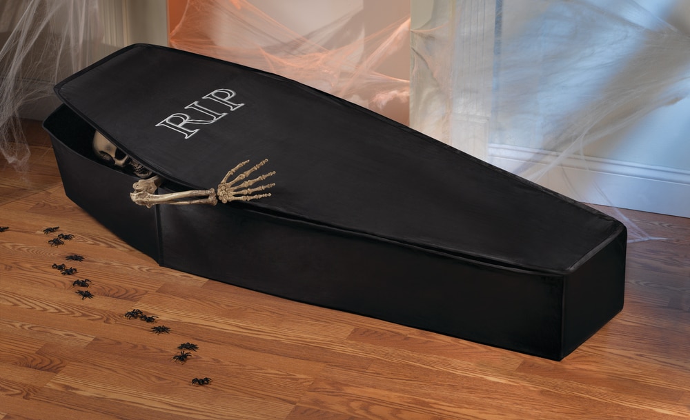 Pop-Up Black Coffin Halloween Decoration | Canadian Tire