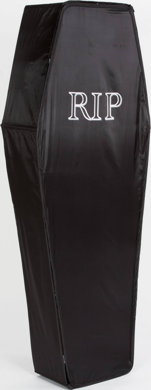 "RIP" Pop-Up Coffin Prop, Black, 60-in, Indoor/Outdoor Decoration for ...