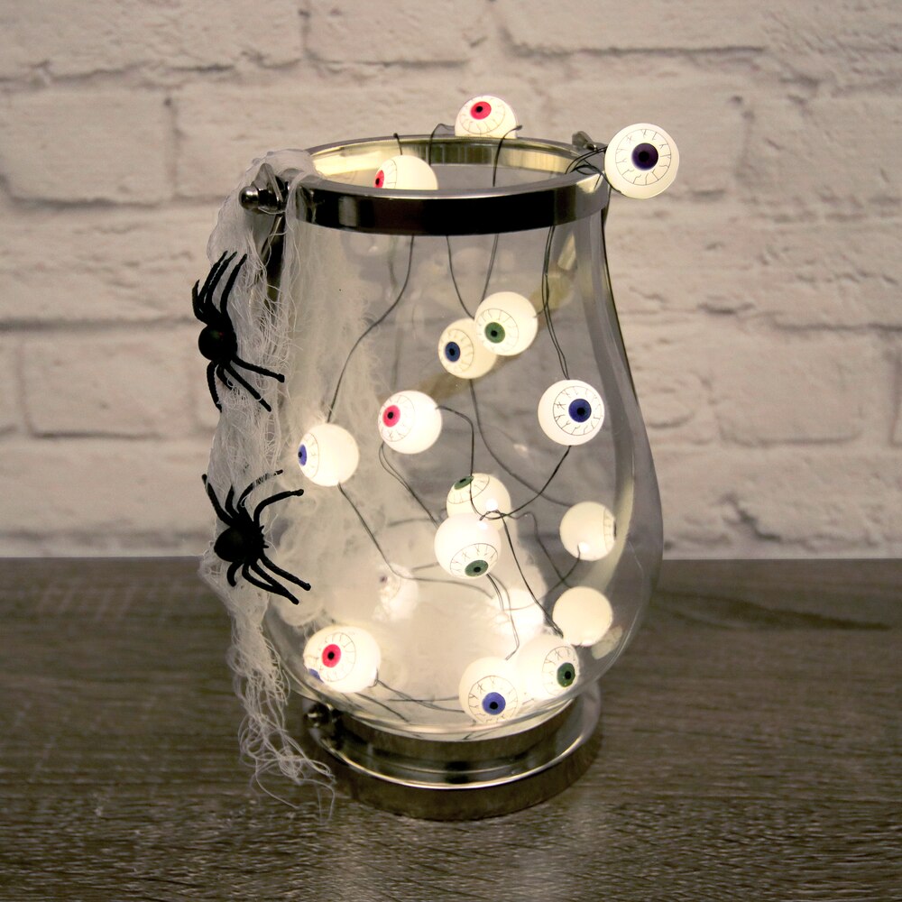 LED Eyeball String Lights, Multi-Coloured, 7.5-in, 20-pk, Indoor ...