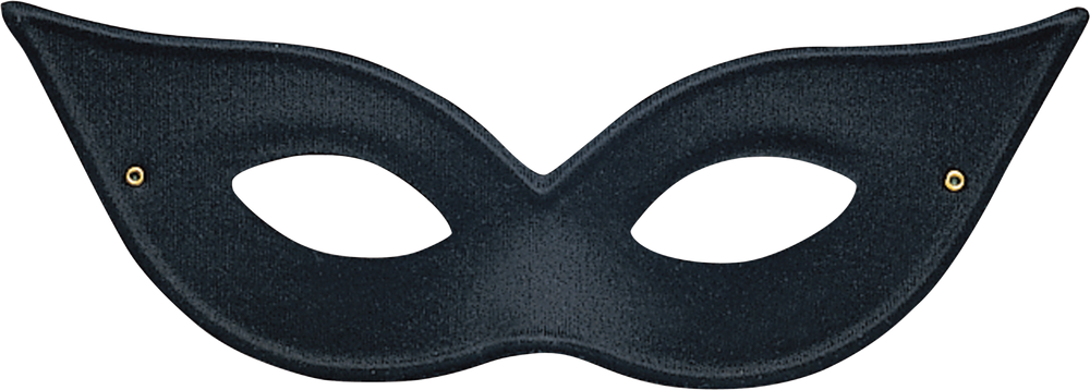 Winged Eye Mask, Black, One Size, Wearable Costume Accessory for ...