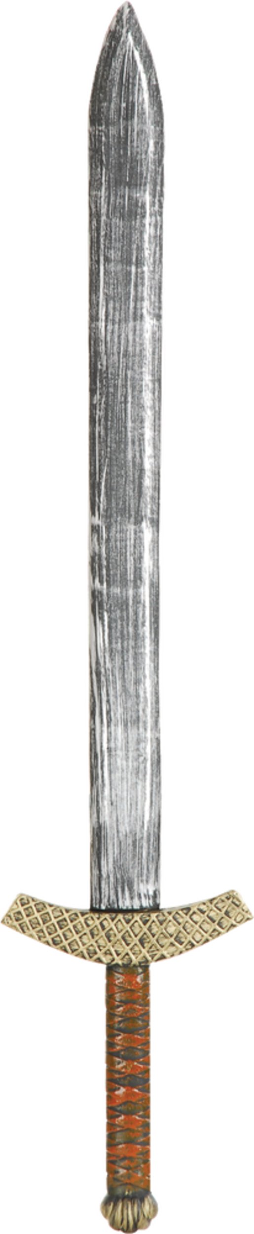 Medieval Knight Broadsword Weapon, Brown/Silver, 34-in, Wearable ...