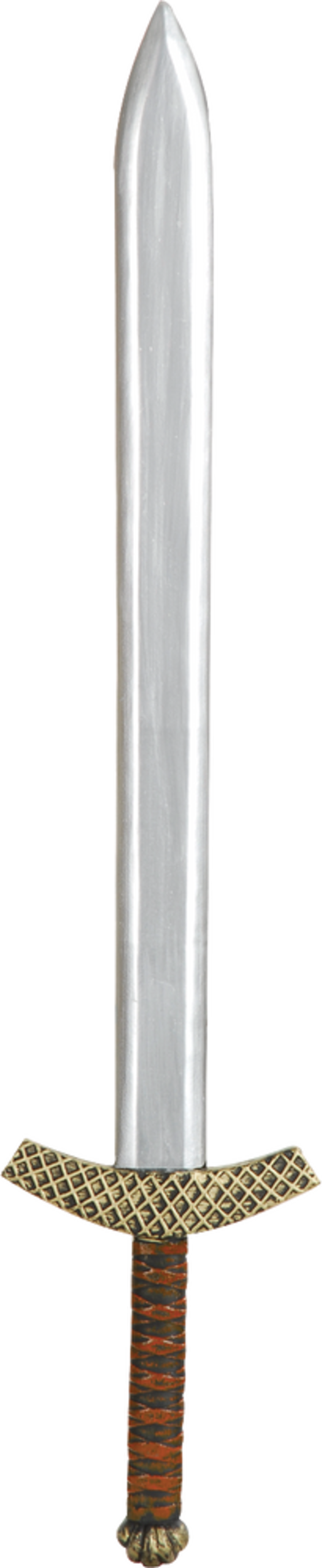 Medieval Knight Broadsword Weapon, Brown/Silver, 34-in, Wearable ...