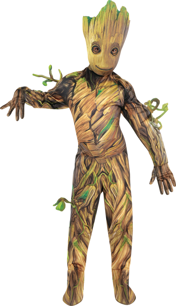 Kids' Disney Marvel Guardians of the Galaxy Groot Brown/Green Jumpsuit ...