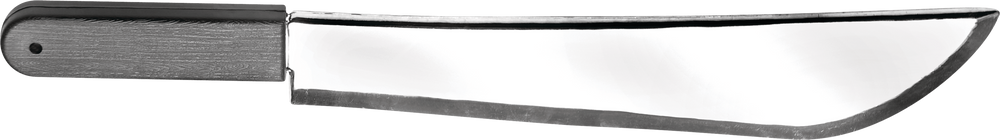 Machete Knife Weapon, Chrome/Black, 21-in, Wearable Costume Prop for ...