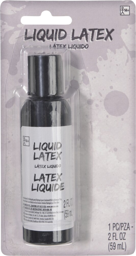 Liquid Latex Special Effects Makeup Bottle, White, 2-oz, Costume ...