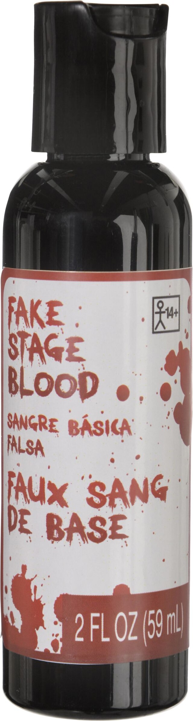 Fake Stage Blood, Red, 2-oz, Wearable Costume Accessory for Halloween ...