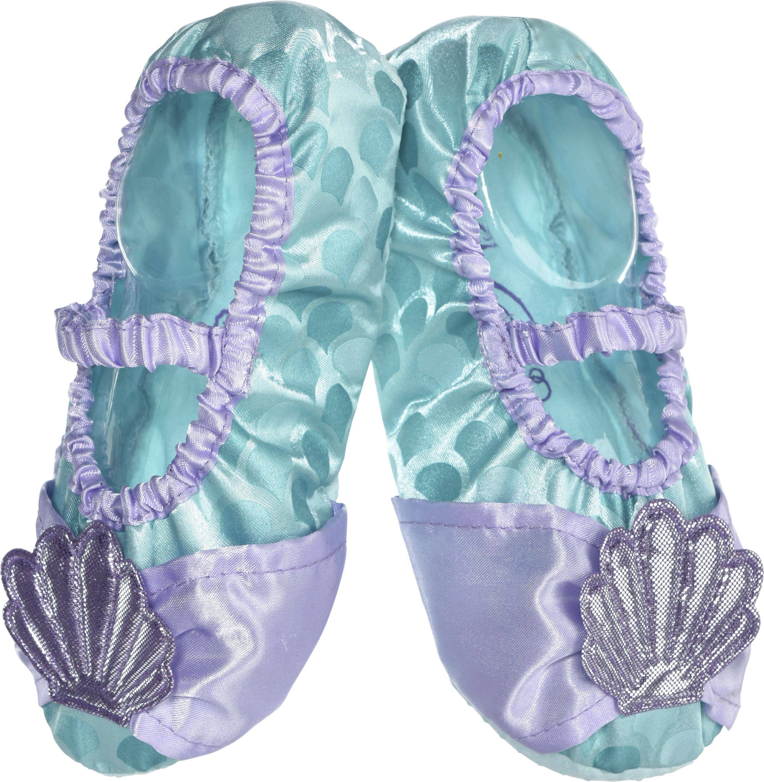 Kids' Disney The Little Mermaid Ariel Slipper Shoes with Shells, Blue ...