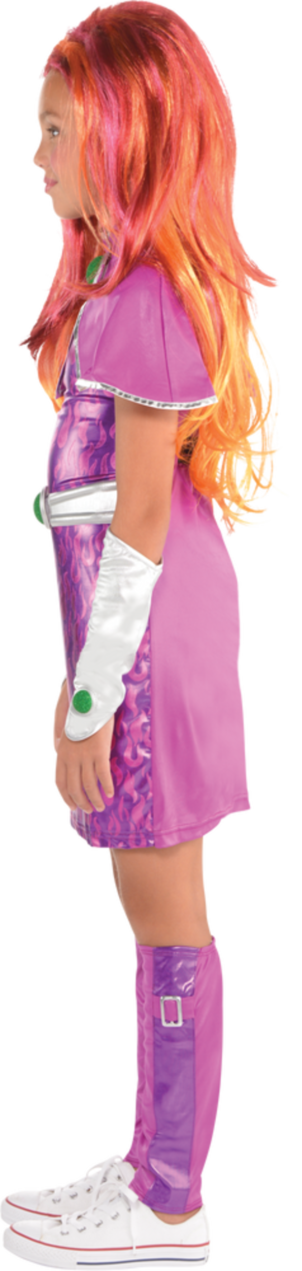 Kids' DC Super Hero Girls Starfire Purple Dress with Leg Warmers ...