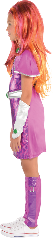 Costume de Starfire de DC Super Hero Girls pour enfants, robe violette ...
