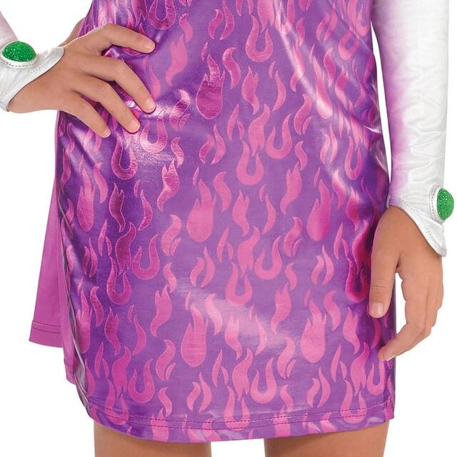 Kids' DC Super Hero Girls Starfire Purple Dress with Leg Warmers ...