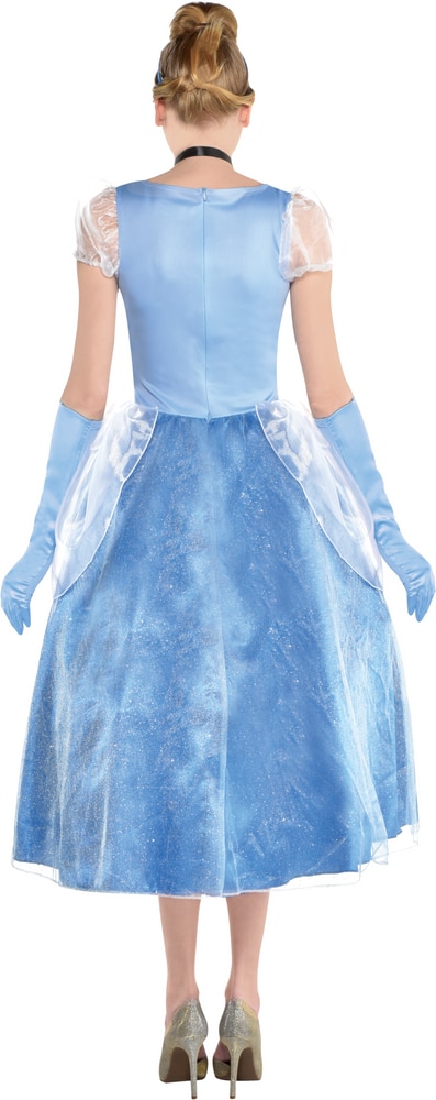 Women's Disney Cinderella Blue Princess Dress Halloween Costume ...