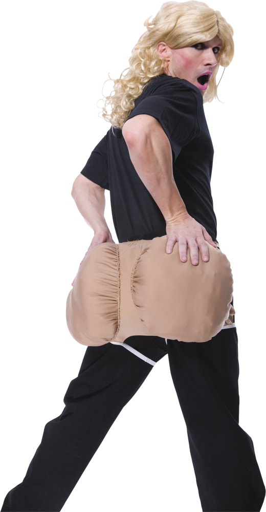 Commically Big Padded Butt Cheeks, Beige, One Size, Wearable Costume Prop for Halloween | Party City