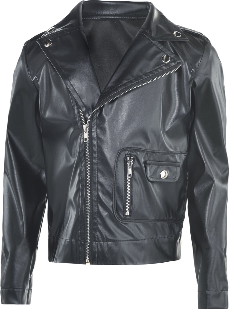 Kids' Grease T-Birds Halloween Costume Leather Jacket | Party City