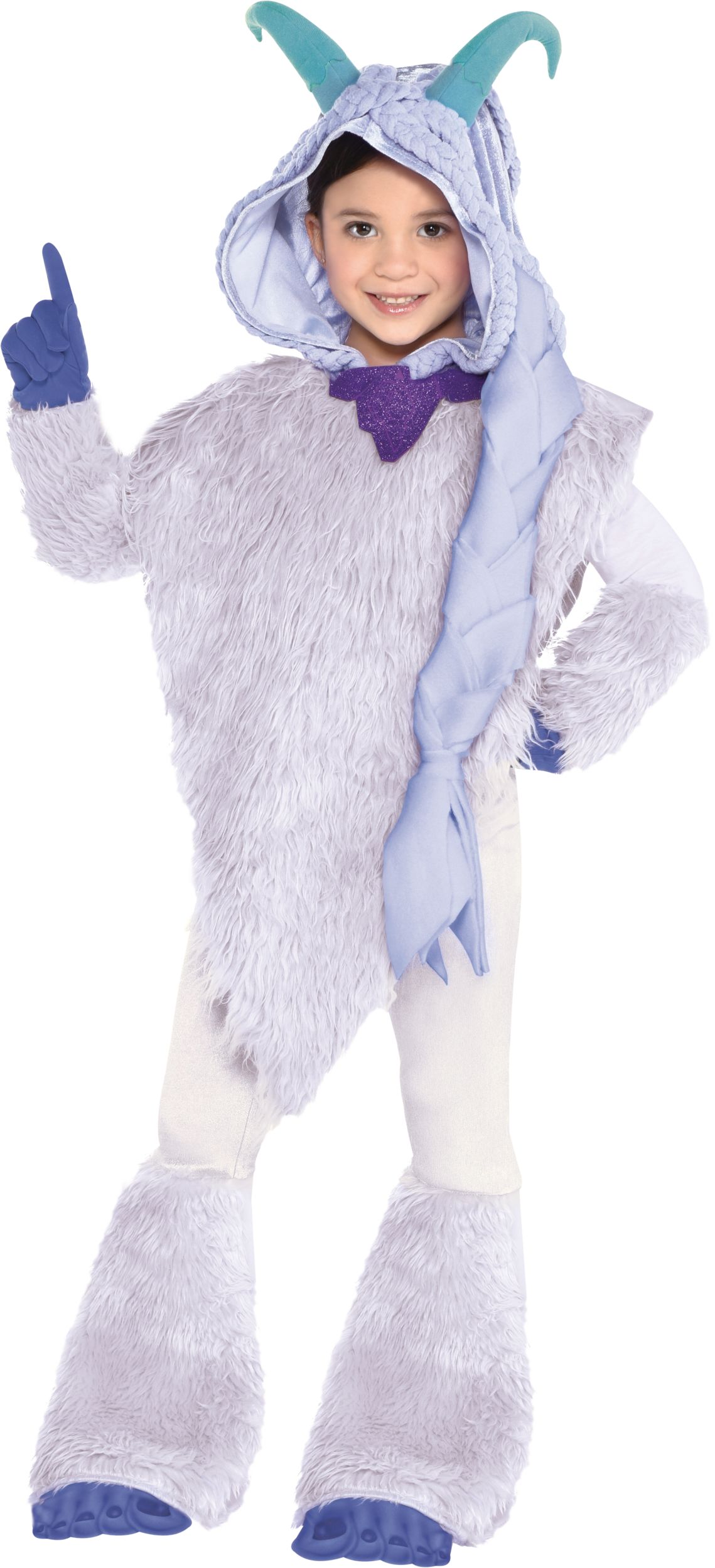 Toddler & Kids' Smallfoot Meechee Blue Poncho with Gloves & Leggings ...