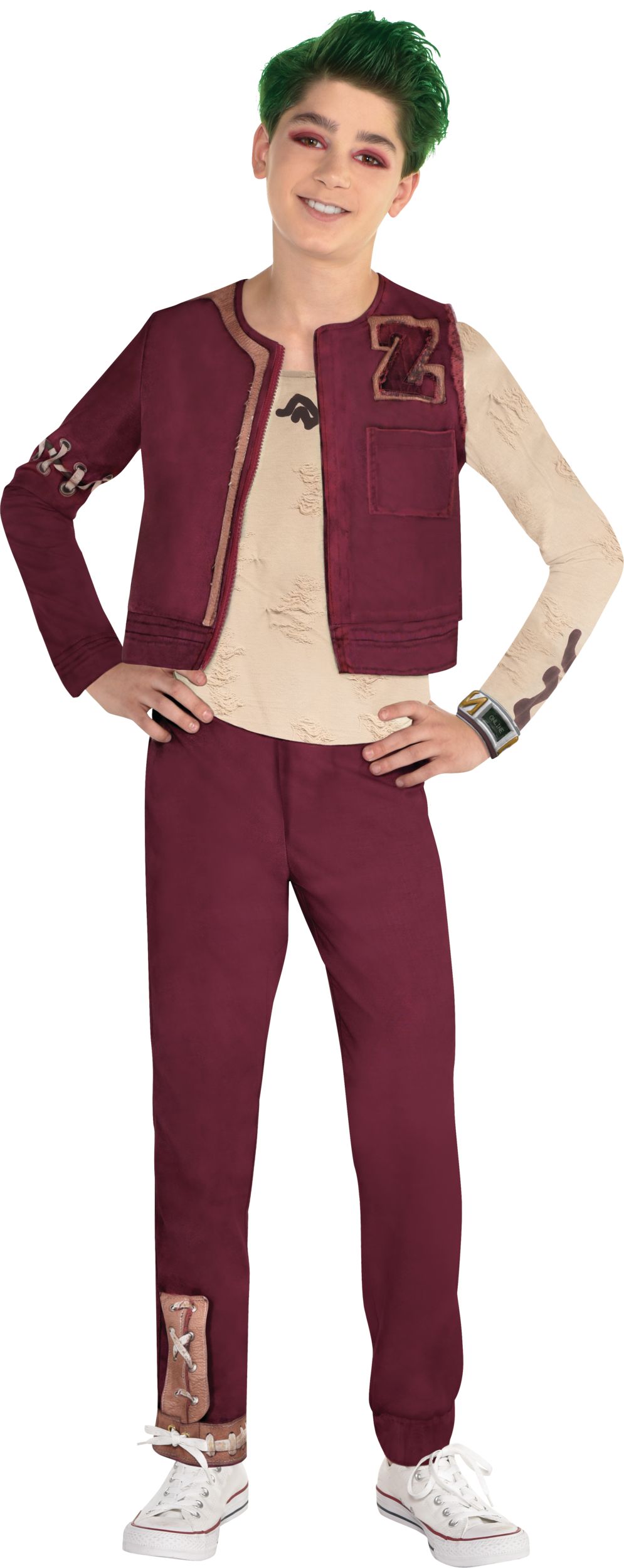 Kids' Disney Zombies Zed Maroon Outfit with Jacket/Pants/Shirt ...