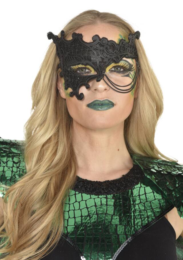 Dragon Face Makeup Kit with Glitter, Gems, Crayons & Sponge, Green, One ...