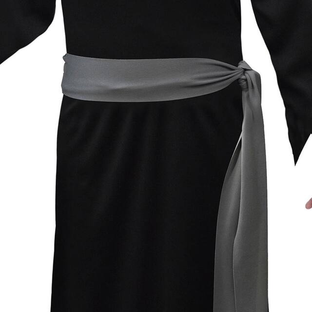 Kids' Grim Reaper Black Outfit with Robe/Hood/Mask Halloween Costume ...