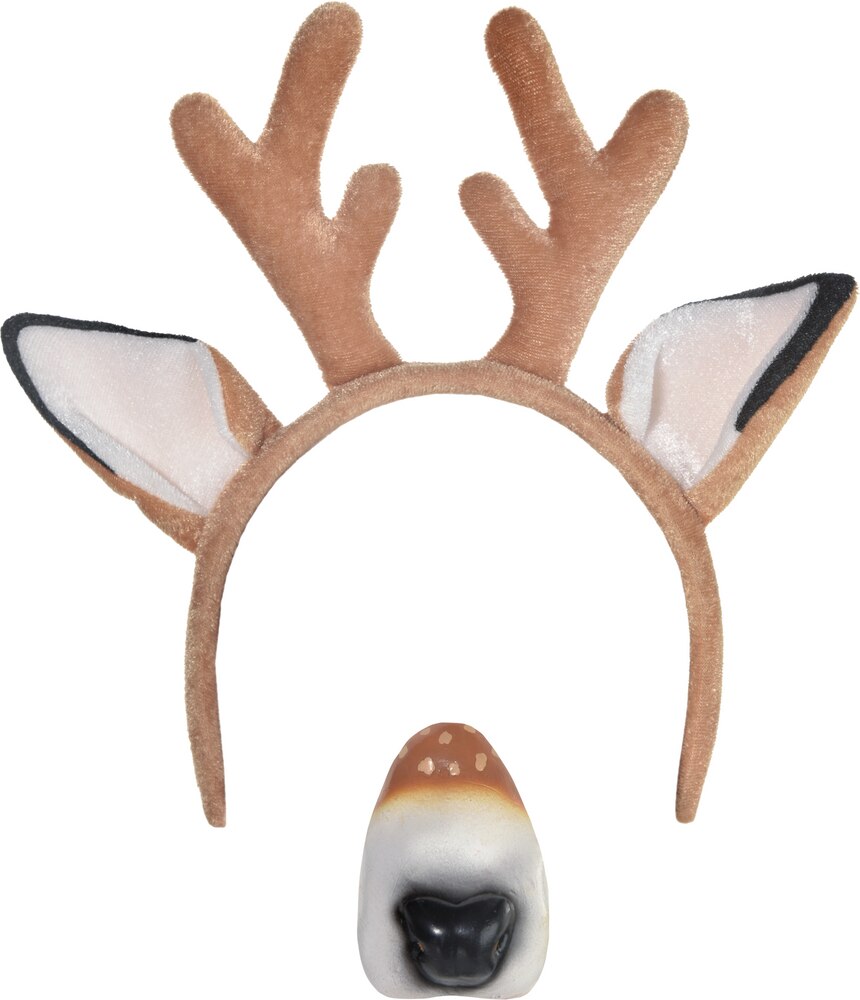 Deer Filter Costume Accessory Kit, Tan, Adult, One Size | Party City