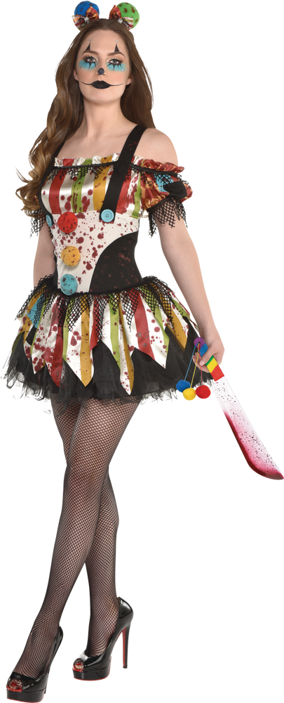 Robe de clown ensanglanté robe pour femme, multicolore, choix de ...