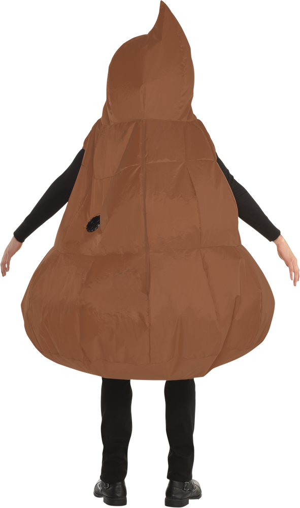Kids' Poop Emoji Brown Inflatable with Hood Halloween Costume, One Size ...