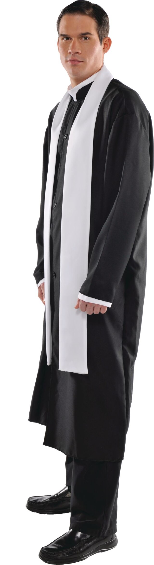 Adult Father Priest Black Robe Halloween Costume, More Options ...