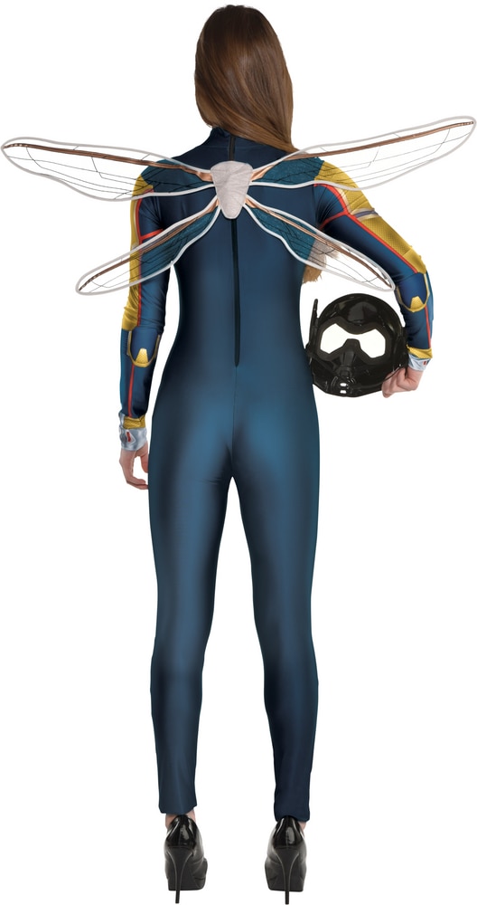 Women's Disney Marvel Ant-Man and the Wasp Wasp Blue/Yellow Jumpsuit ...