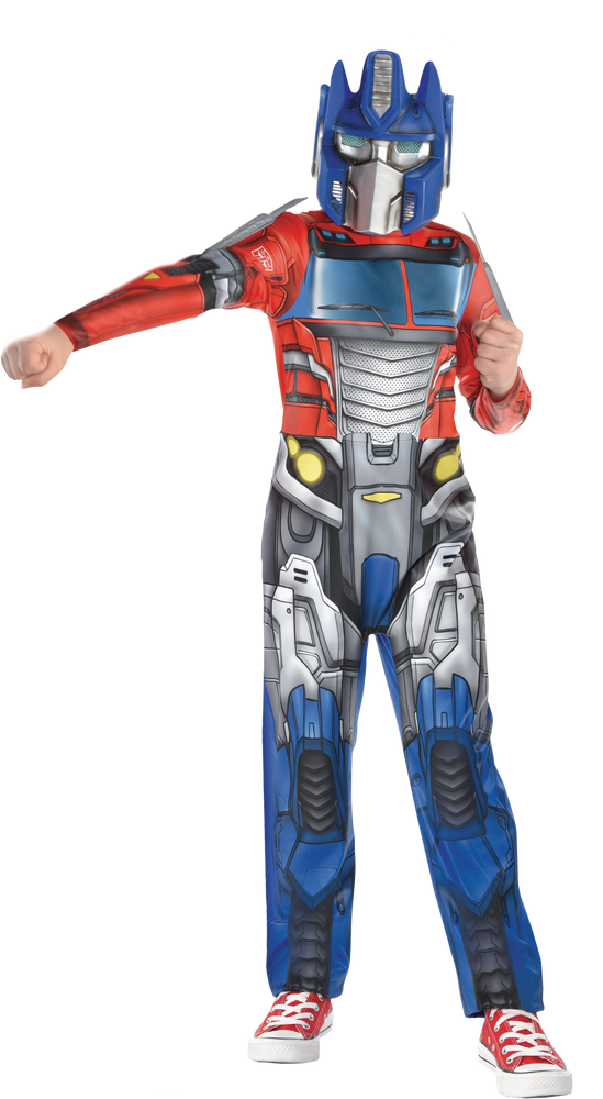 Kids' Transformers Optimus Prime Red/Blue Jumpsuit with Mask Halloween ...