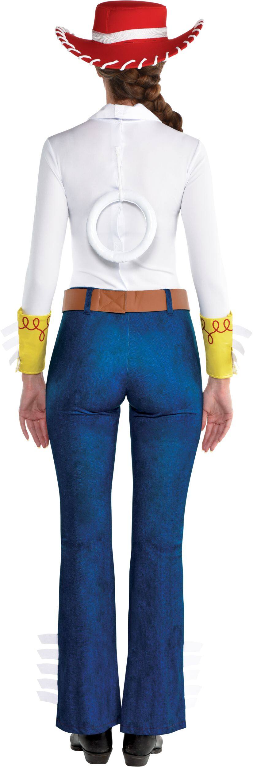 Women's Disney Pixar Toy Story Jessie Cow Print Jumpsuit with Hat ...