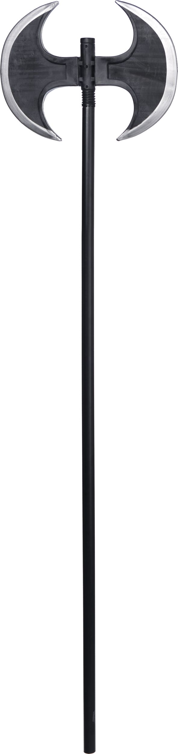 Double-Bladed Executioner Axe Weapon, Black, 48-in, Wearable Costume ...