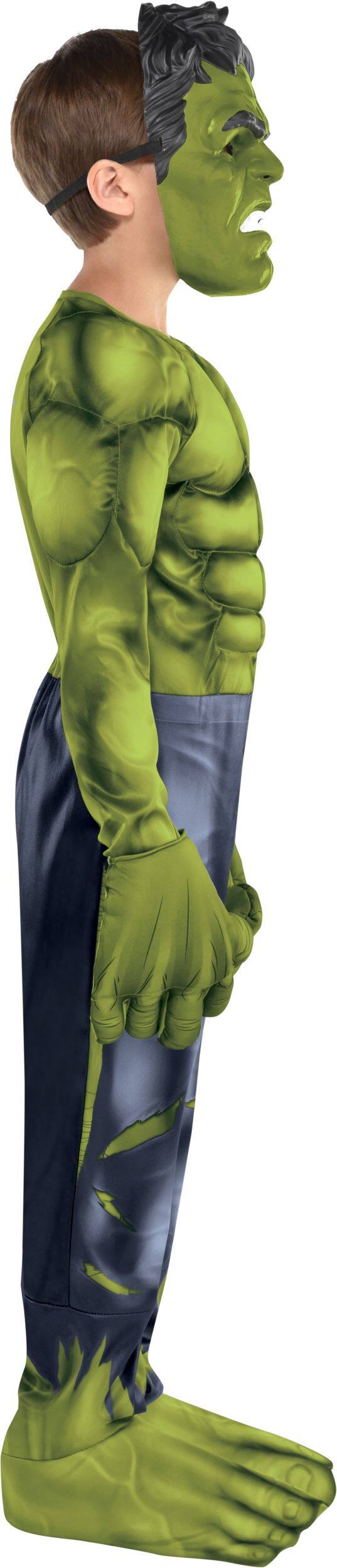 Kids' Disney Marvel The Incredible Hulk Endgame Green Padded Ripped ...