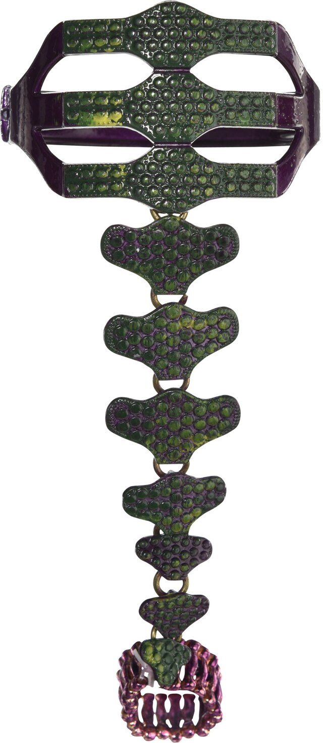 Disney Descendants Mal Dragon Scale Jewellery Set with Bracelet & Ring ...