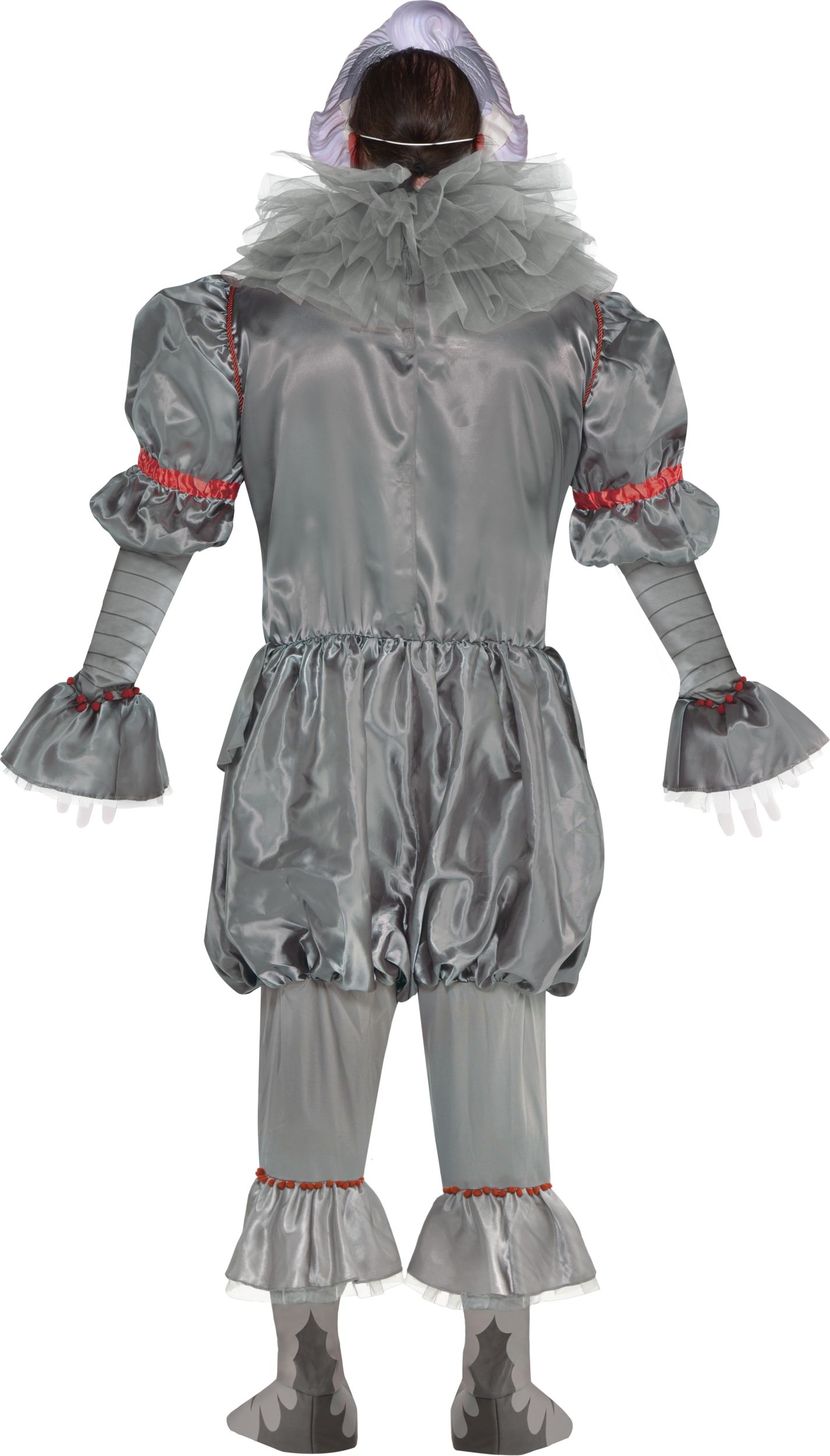 Costume de clown Ça Pennywise, hommes, combinaison grise avec masque et ...