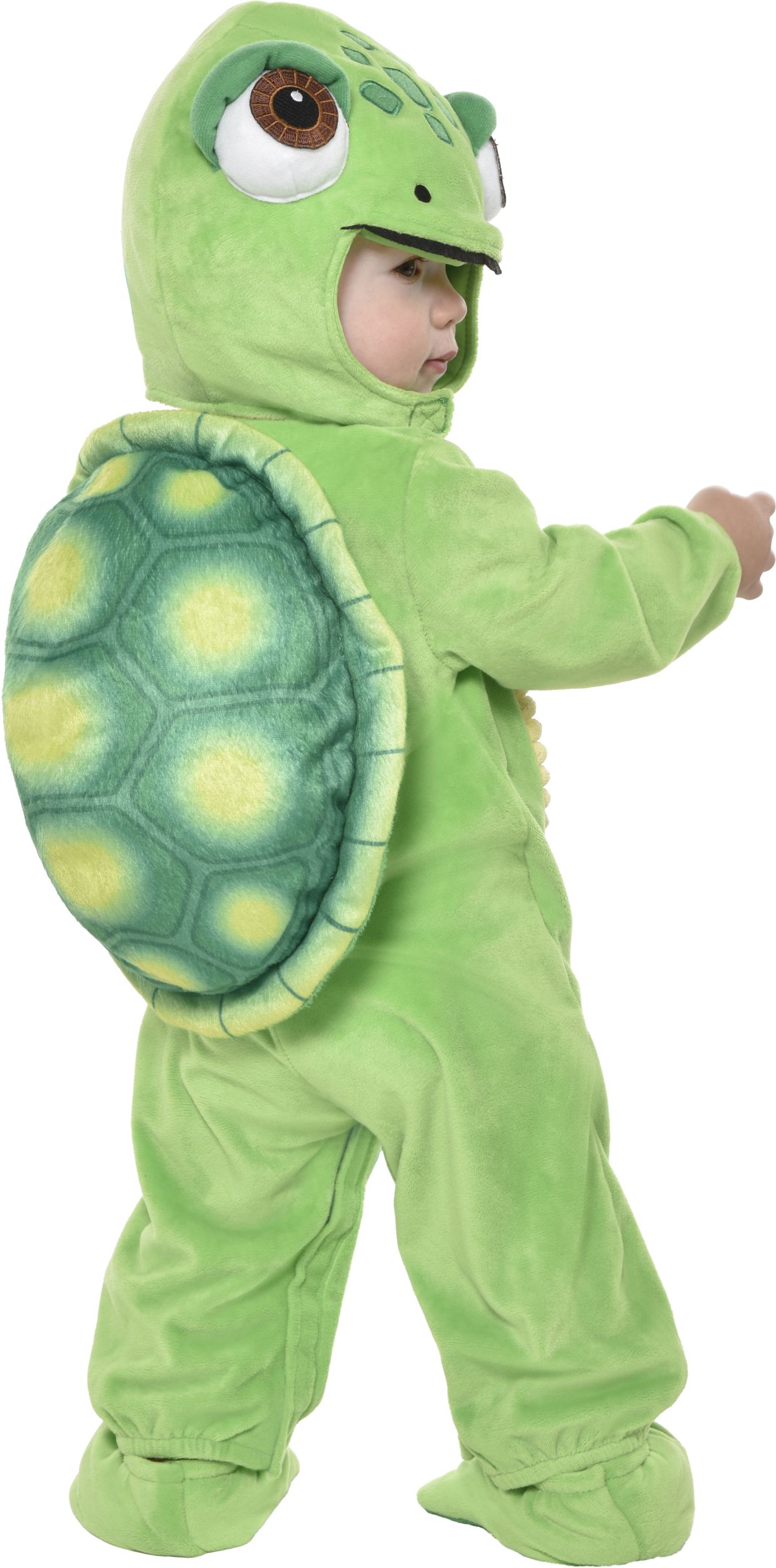 Infant Turtle Green Jumpsuit with Hood Halloween Costume, Assorted ...