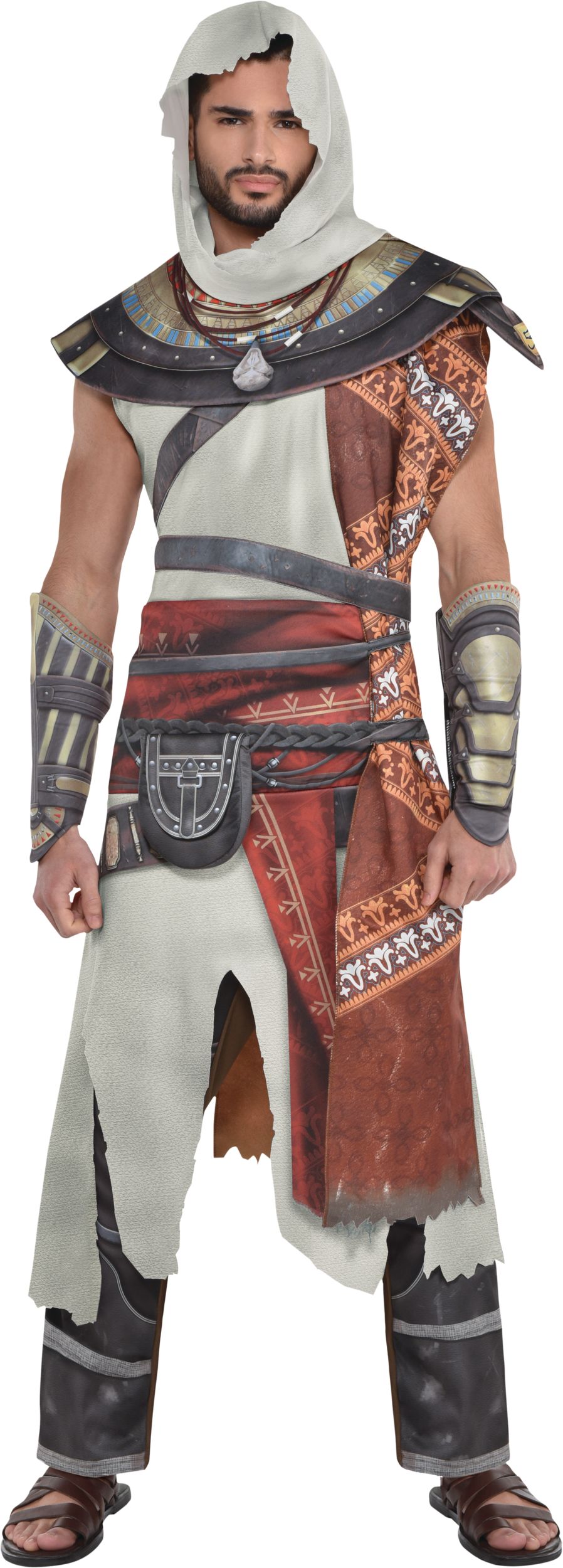 Costume de Bayek d'Assasin's Creed pour hommes, combinaison rouge ...