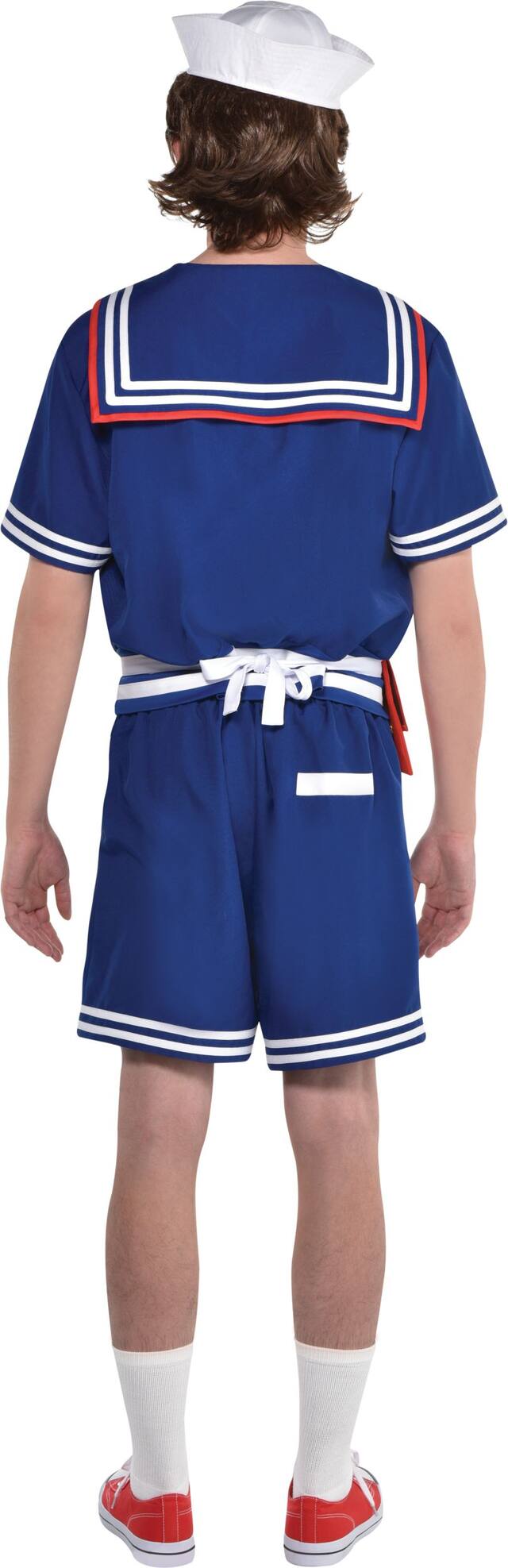 Men's Stranger Things Steve Scoops Ahoy Blue Sailor-Style Uniform ...