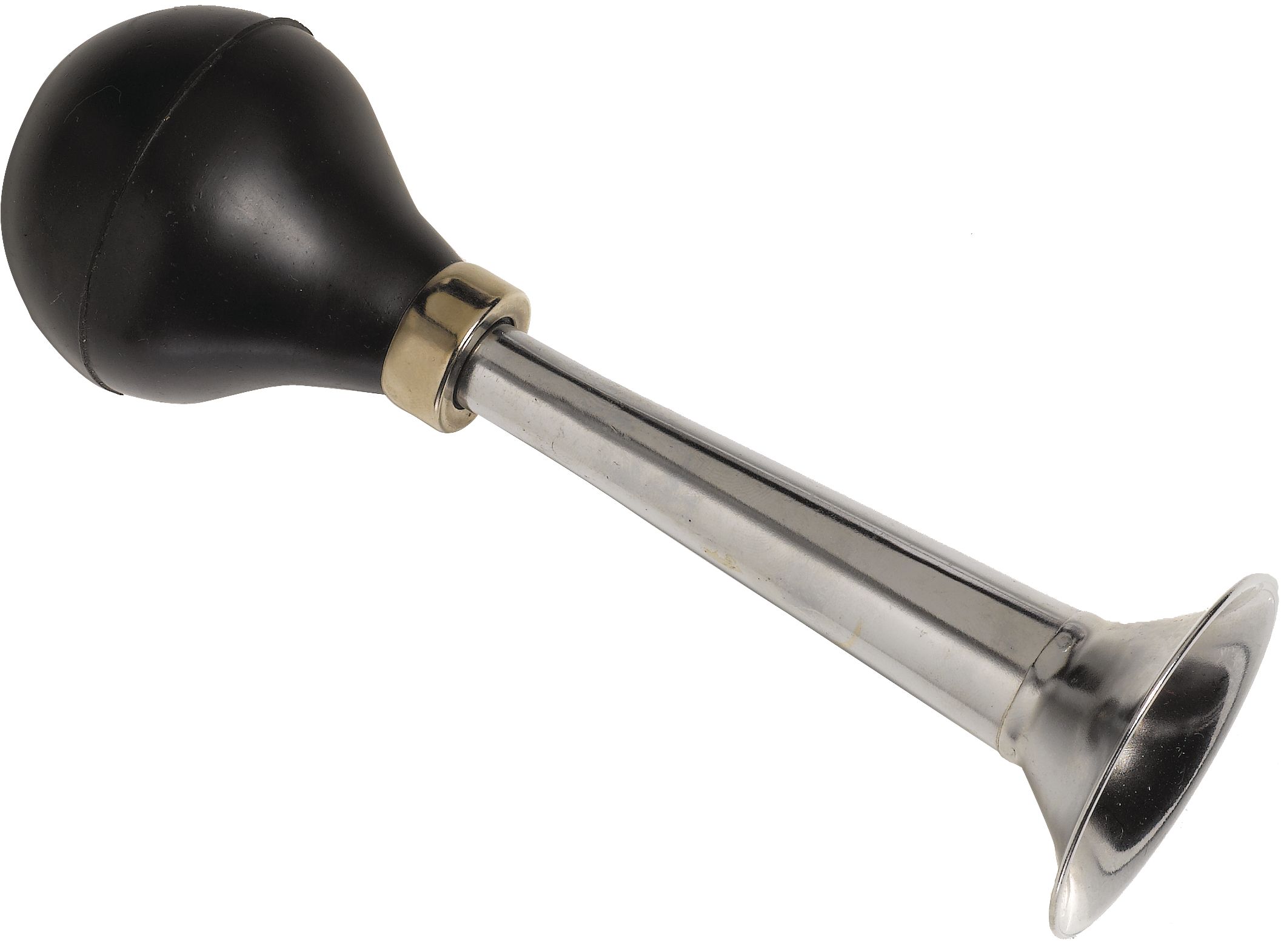 Clown Horn, Black/Silver, 12-in, Wearable Costume Prop for Halloween ...