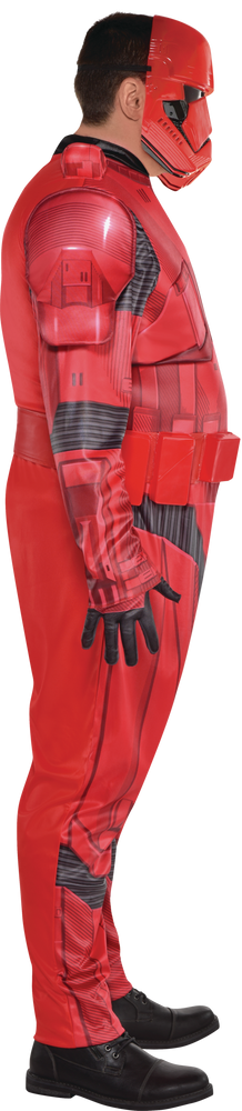 Men's Disney Star Wars The Rise of Skywalker Sith Trooper Red Padded ...