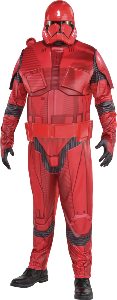 Men's Disney Star Wars The Rise of Skywalker Sith Trooper Red Padded ...