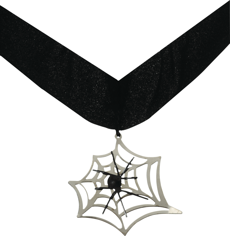Witch Spider Web Choker, Black, Adult | Party City
