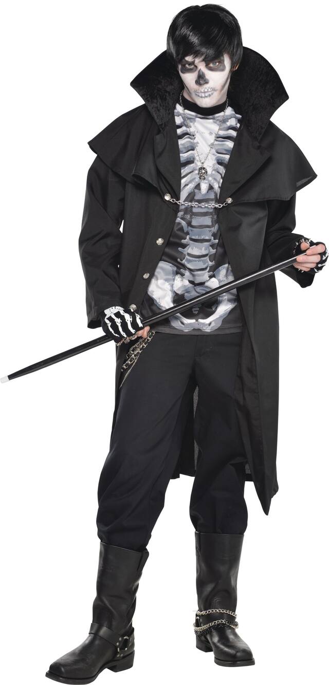 Adult Skeleton Ribs Bones T-Shirt, Black/White, One Size, Wearable ...