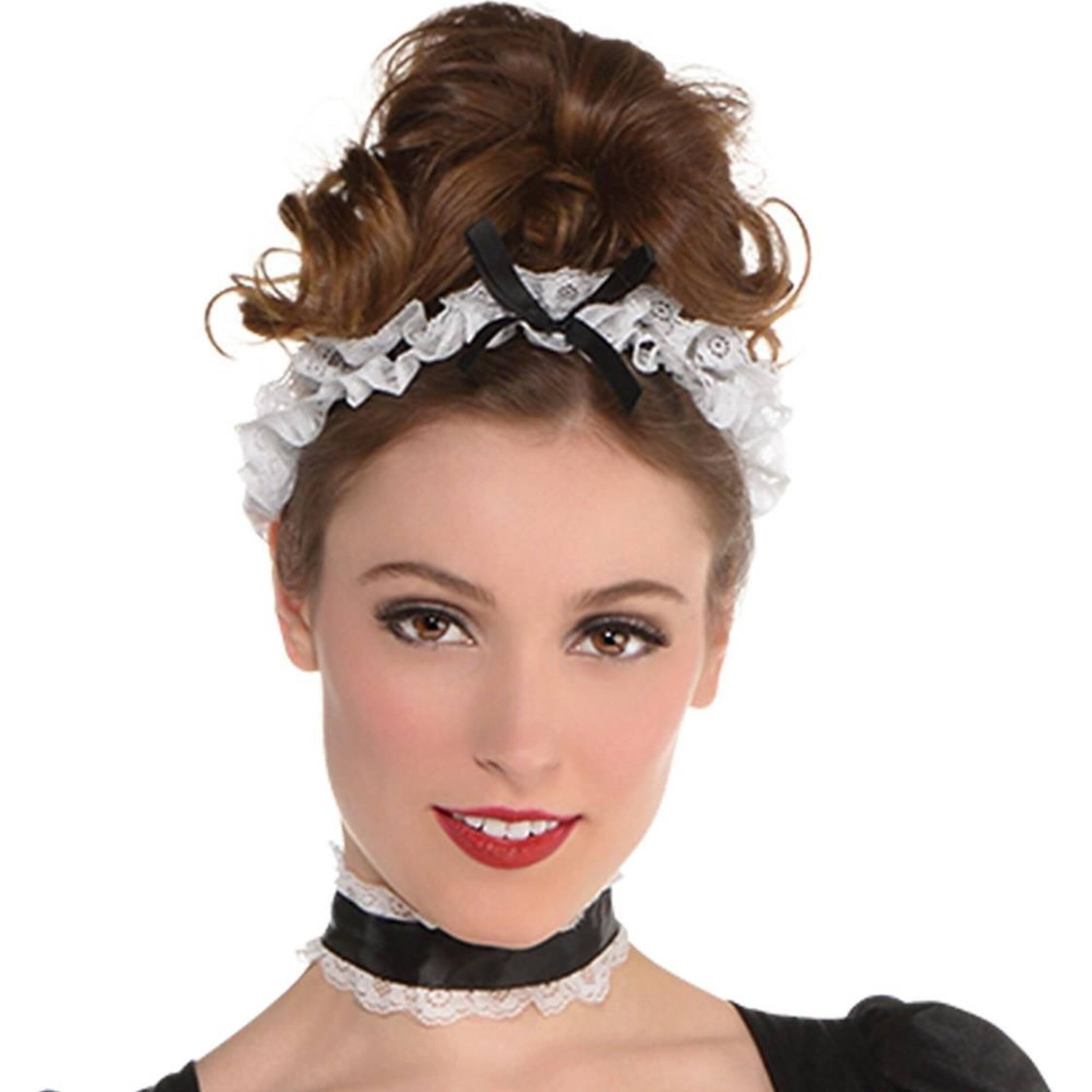 Womens Maid Blackwhite Outfit With Headbandglovestights Halloween Costume Assorted Sizes
