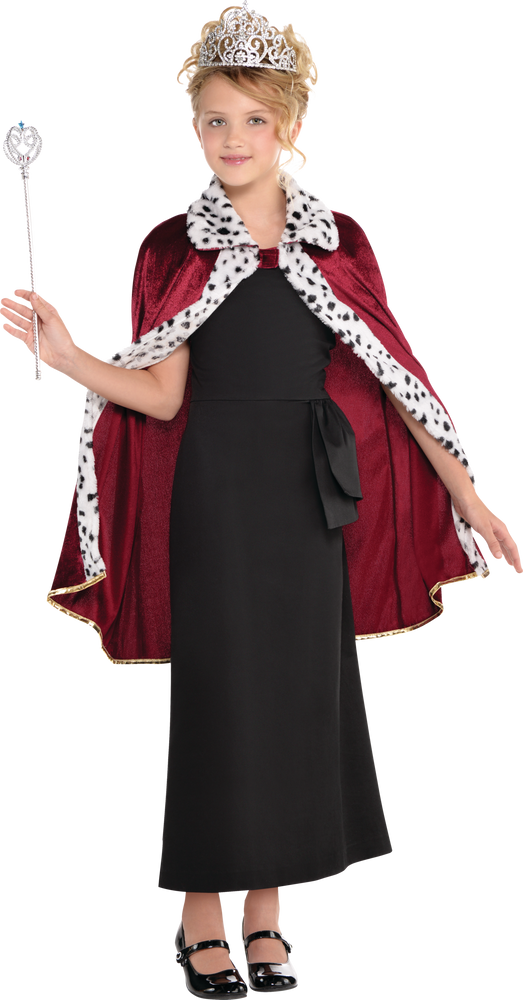 Kids' King Cape, Red, One Size | Party City