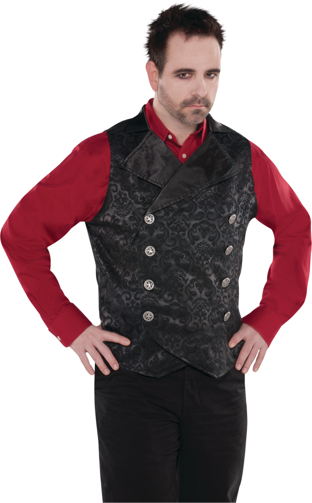 Black Vampire Vest | Party City