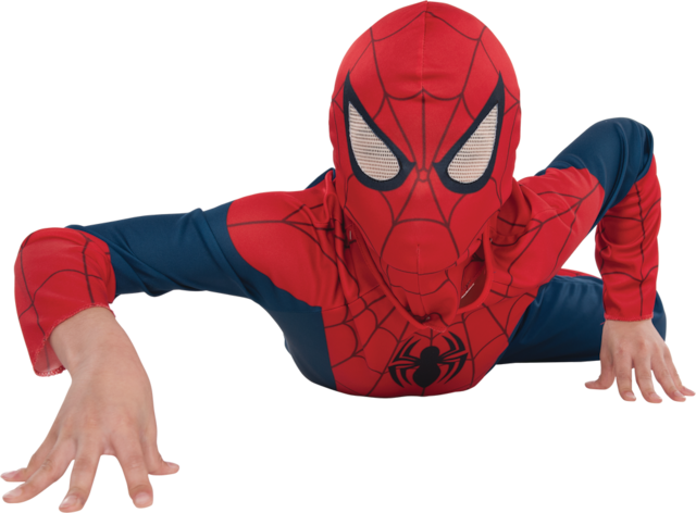 Kids' Disney Marvel Spider-Man Peter Parker Blue/Red Jumpsuit with Mask Halloween Costume ...