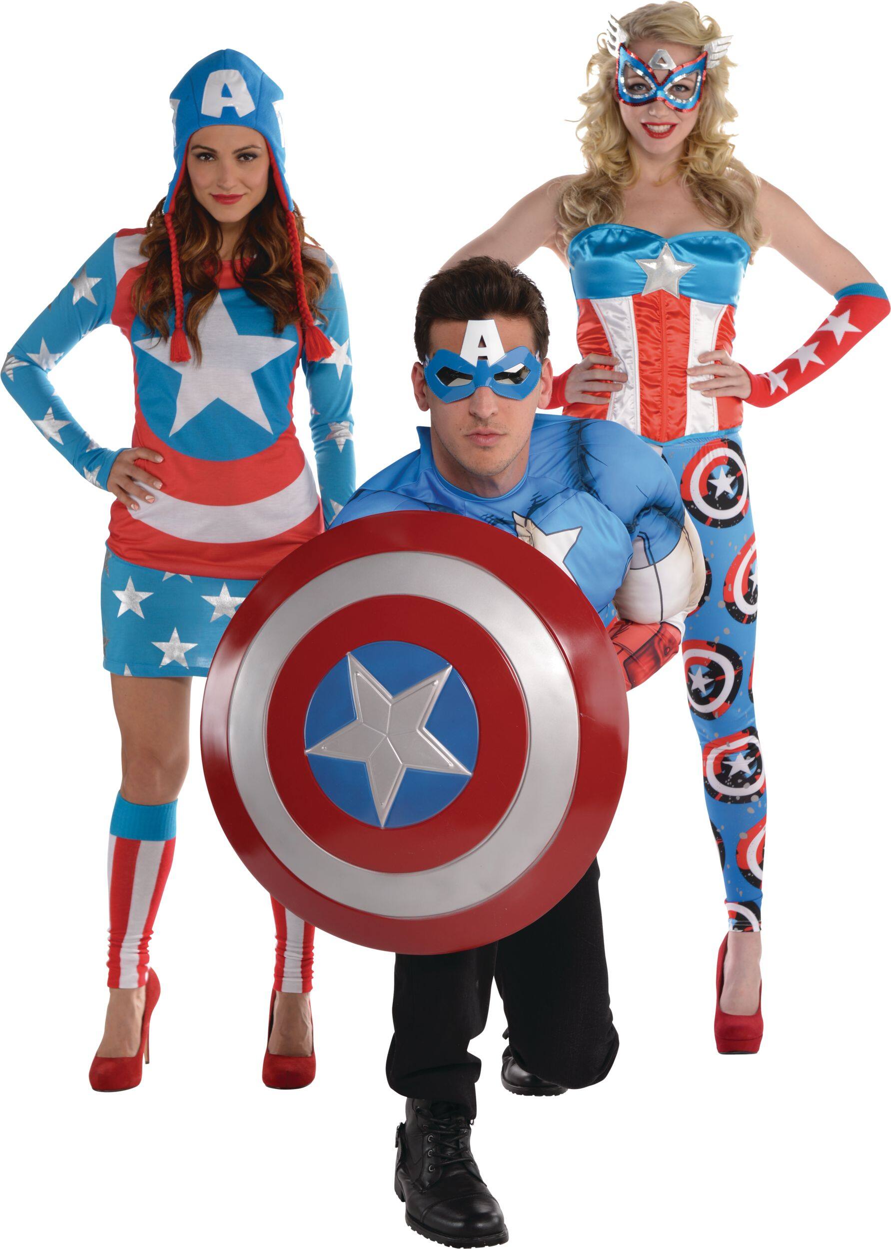 Adult Disney Marvel Captain America Shield Weapon, Red/Blue/Silver Star ...