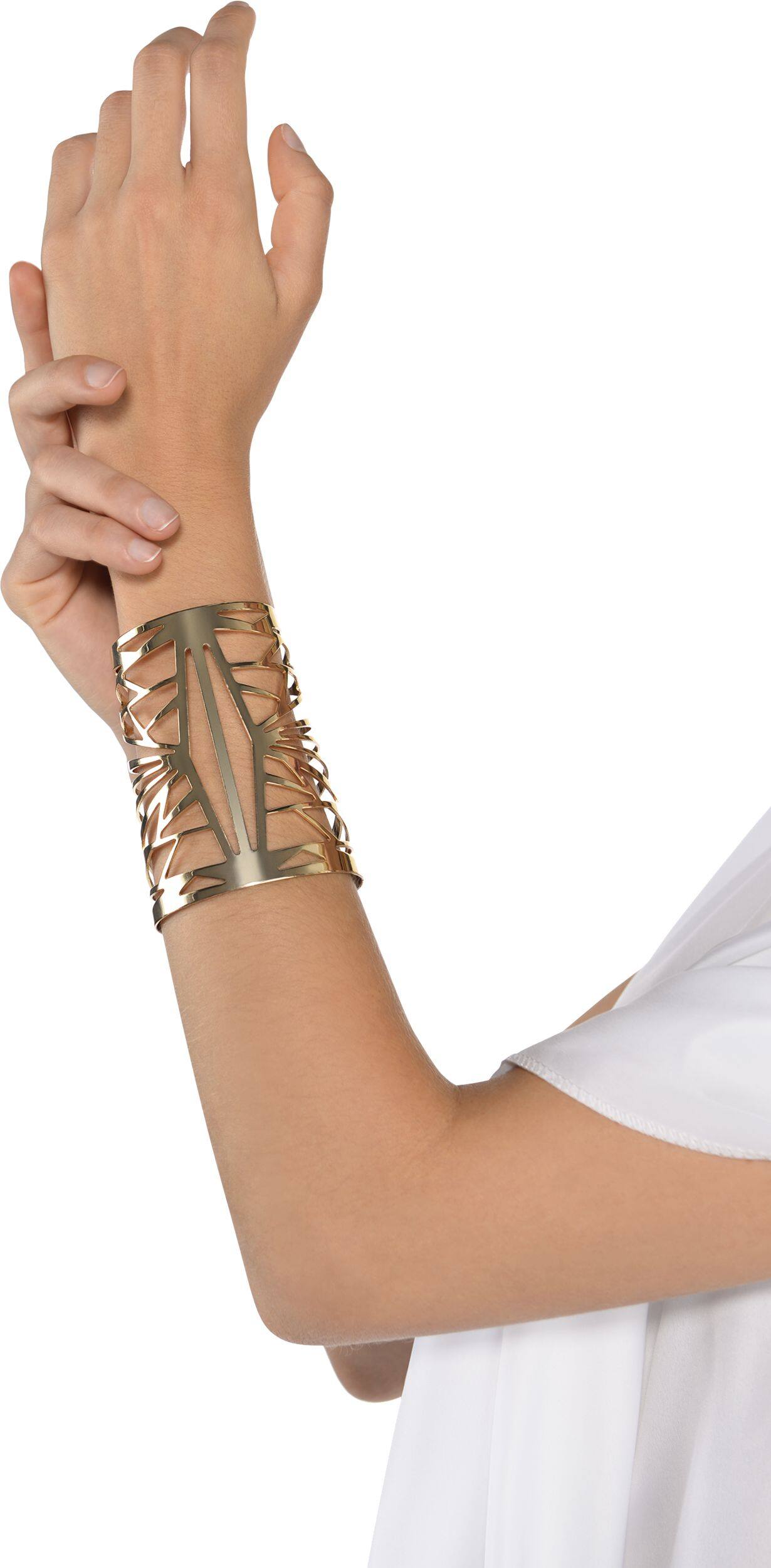 Roman Goddess Arm Cuff Jewelry, Gold, One Size, Wearable Costume ...