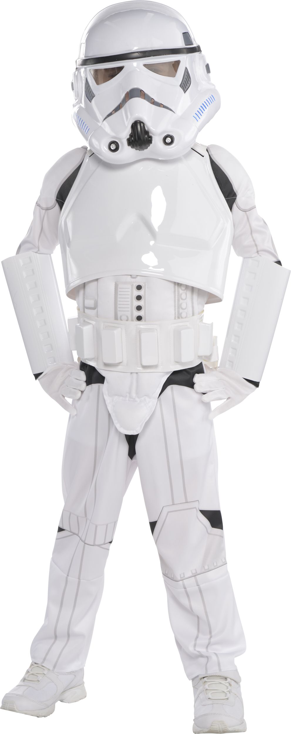 Kids' Disney Star Wars Stormtrooper White Jumpsuit with Mask Halloween ...