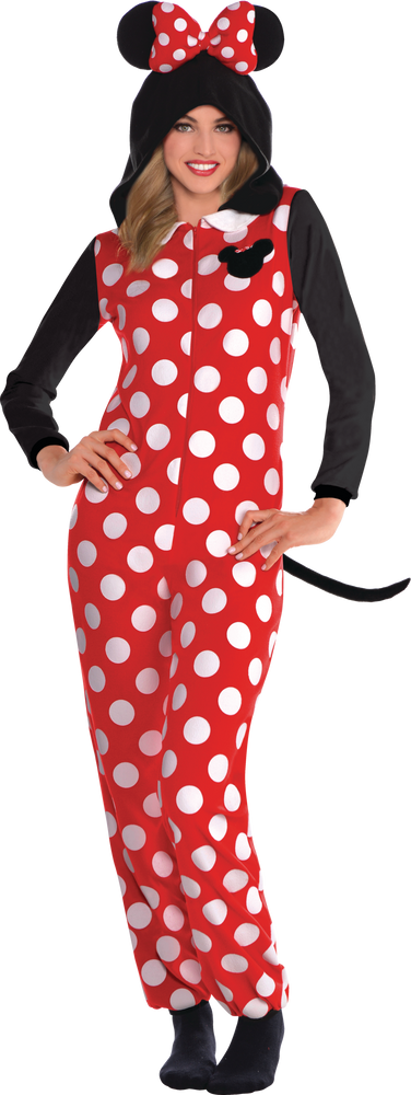 Costume Disney Minnie Mouse, femmes, combinaison à pois rouge/blanc ...