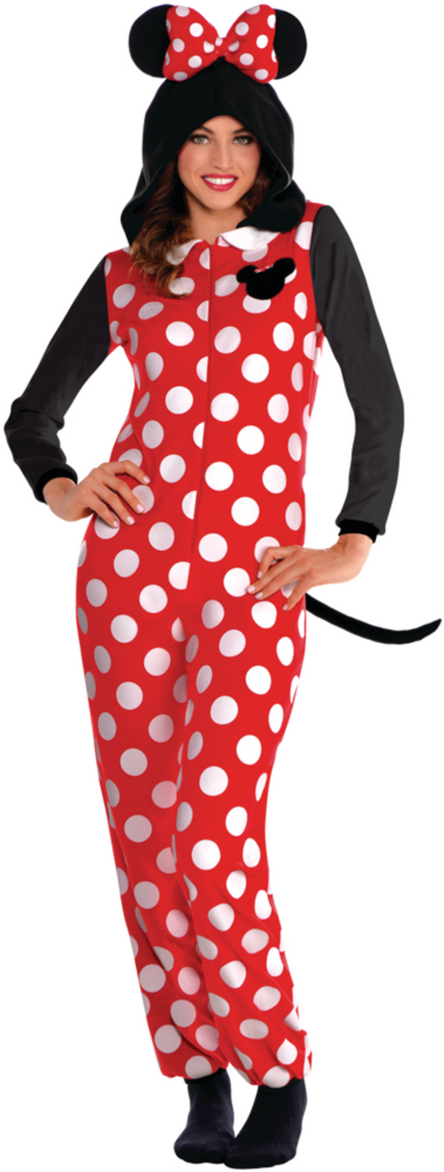 Costume Disney Minnie Mouse, femmes, combinaison à pois rouge/blanc ...