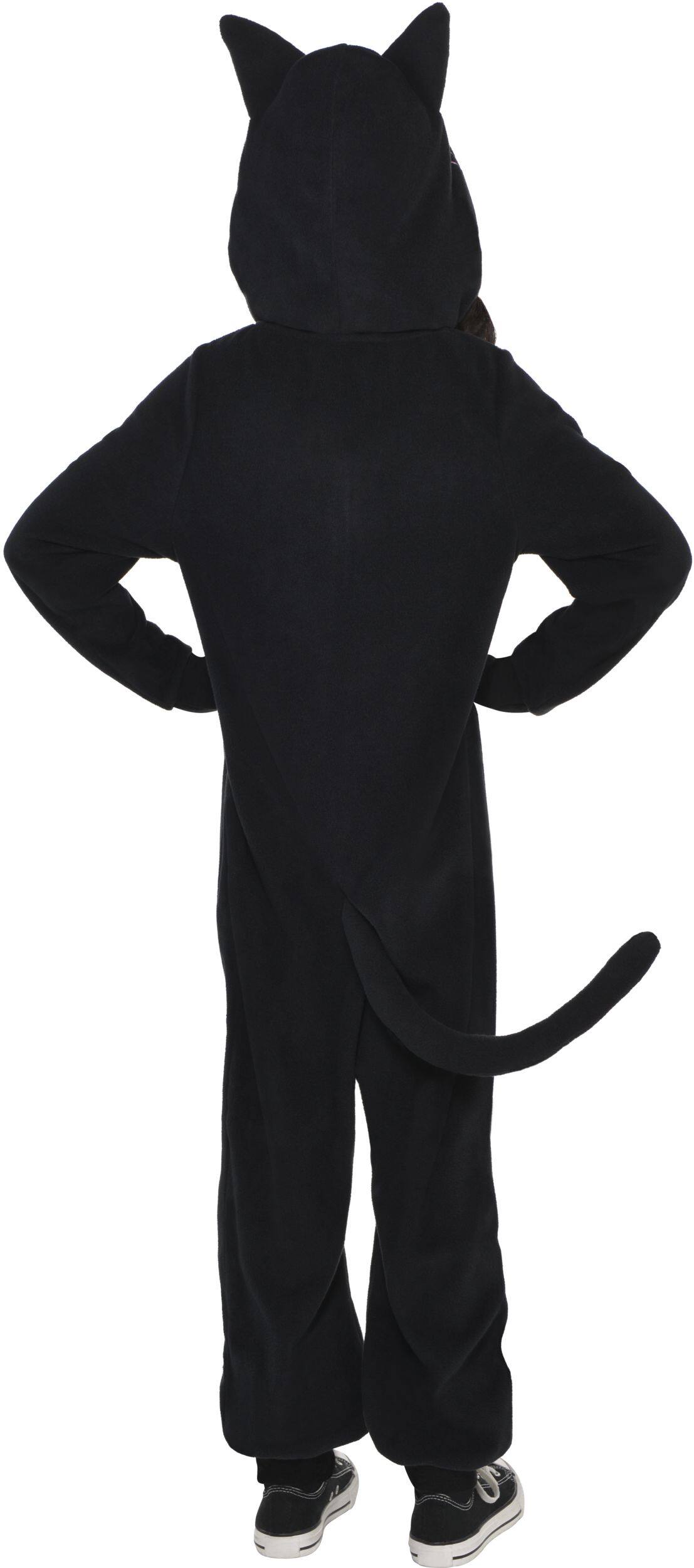 Toddler & Kids' Cat Black Jumpsuit with Hood Halloween Costume ...